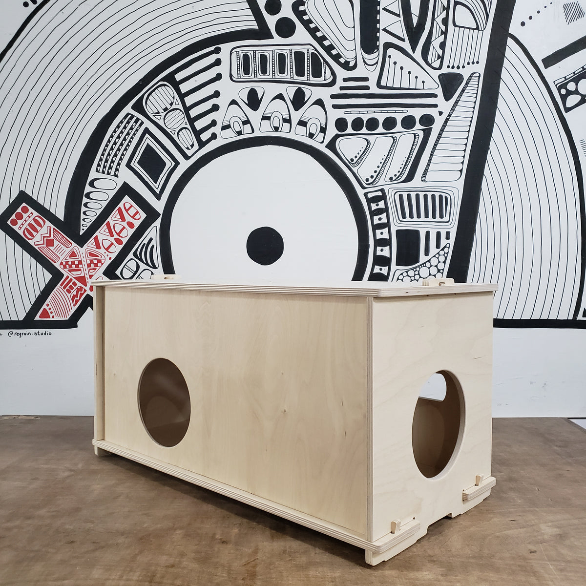 DOUBLE WIDE modular cat / kitty storage box - 6x6 DSGNS – 6x6 Design Build